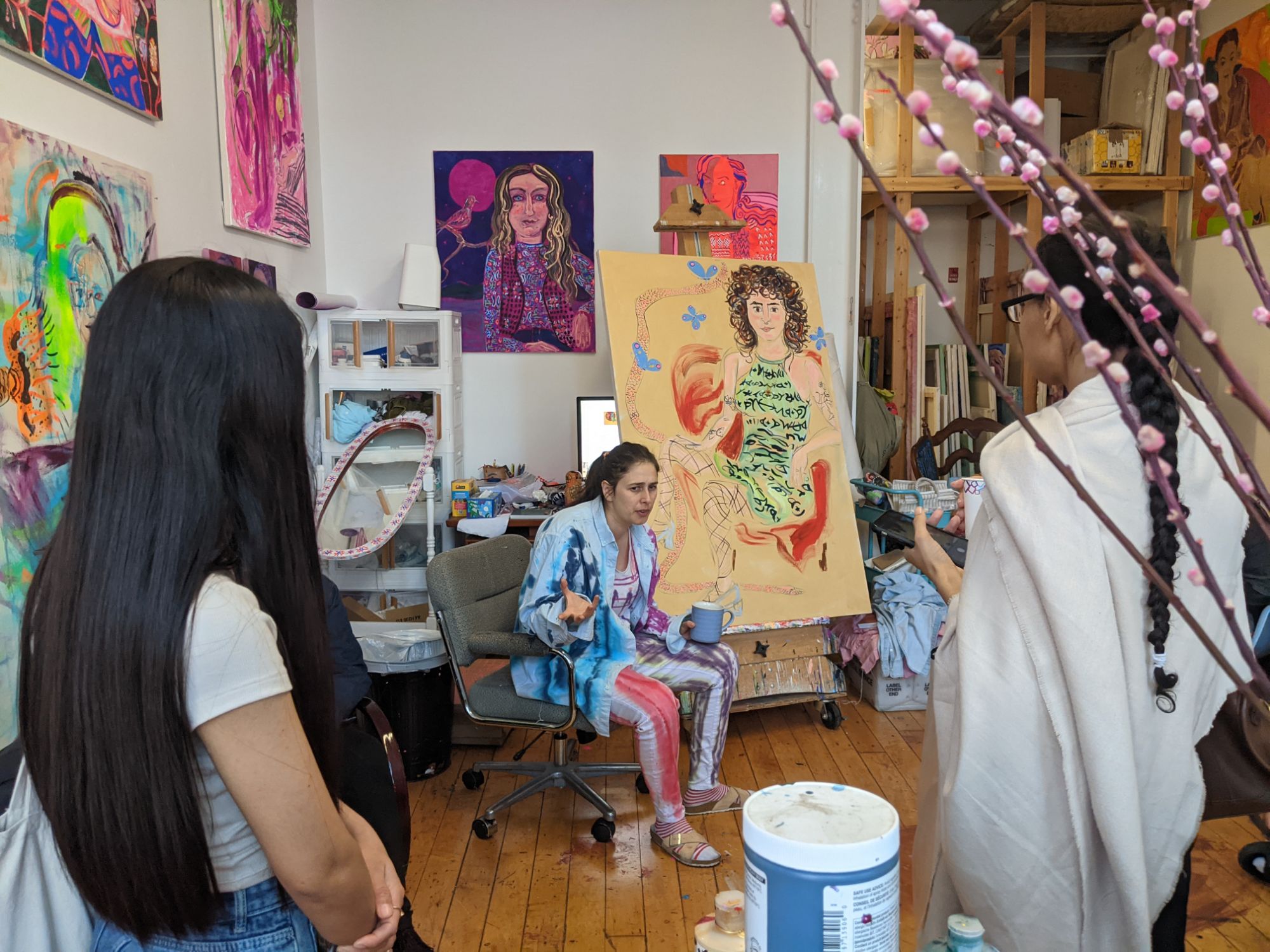 Heidi Howard and Esteban Cabeza de Baca Class studio visit – Brian Zegeer